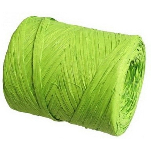 ROLLO RAFIA COLOR VERDE CLARO 200M - Francacor